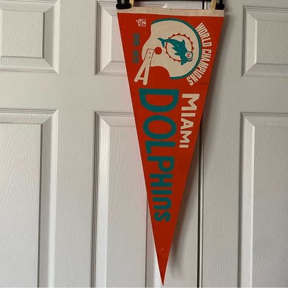 Wall Decor | Vintage 19721973 World Champions Miami Dolphins Nfl ...
